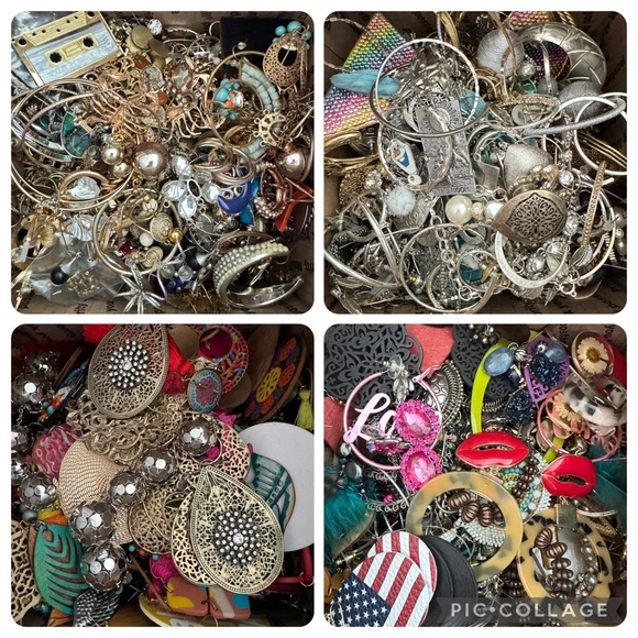 Fashion Jewelry | Jewelry | 5 Lb Earring Lot Wearable Craft Mystery Box ...
